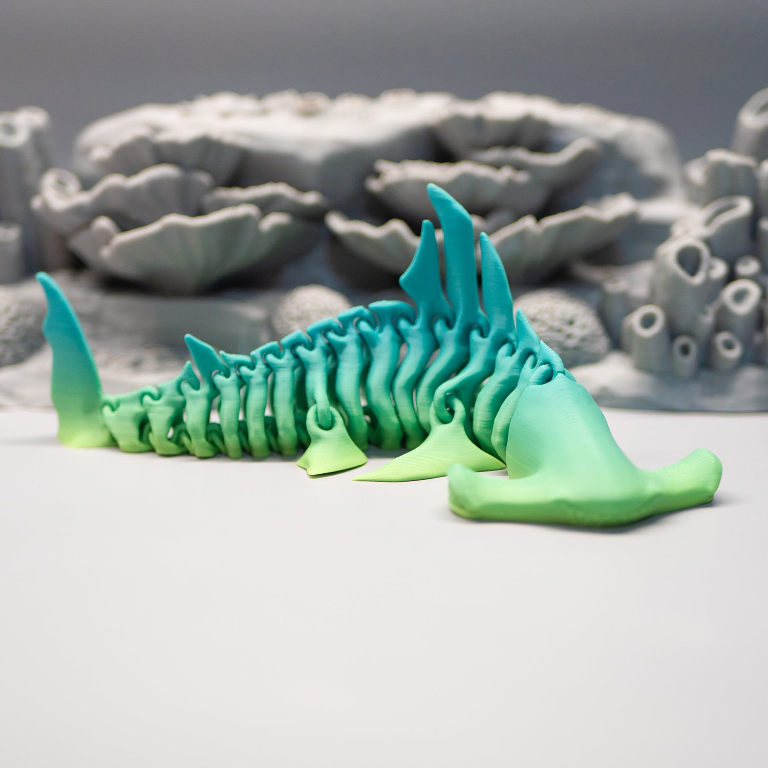 Skeleton Hammerhead Shark - Articulated Flexy Model – SOZO